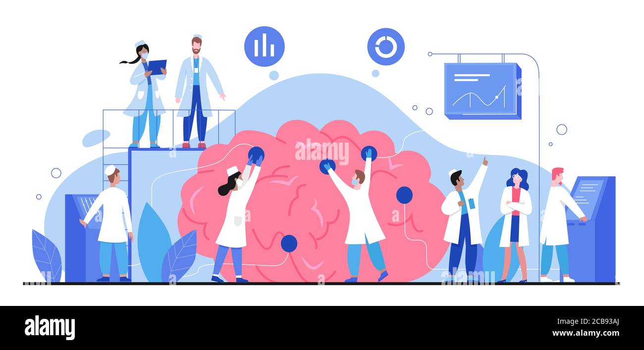 Research in human brain Cut Out Stock Images & Pictures - Alamy