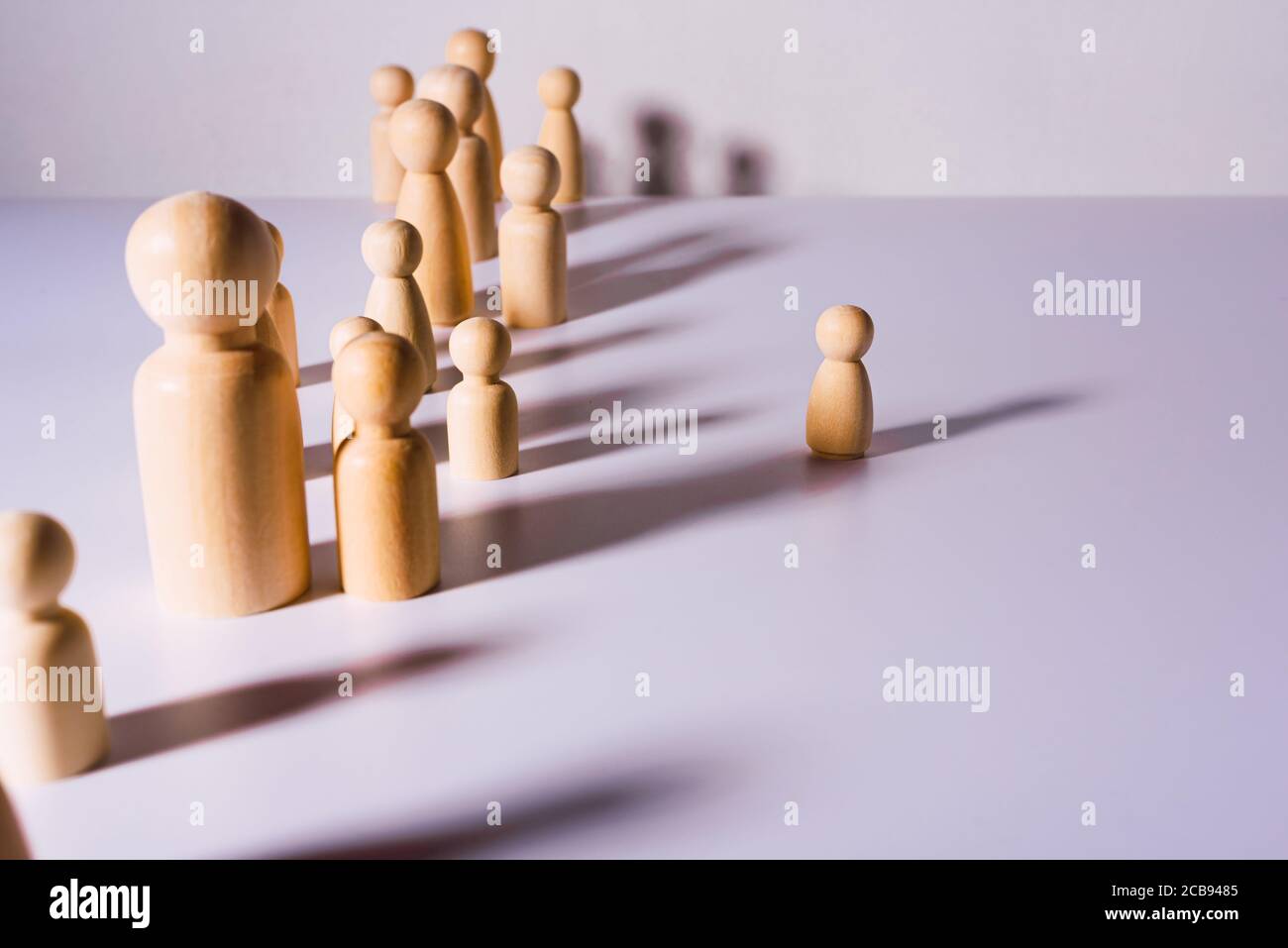 Business people standing shadows hi-res stock photography and images ...