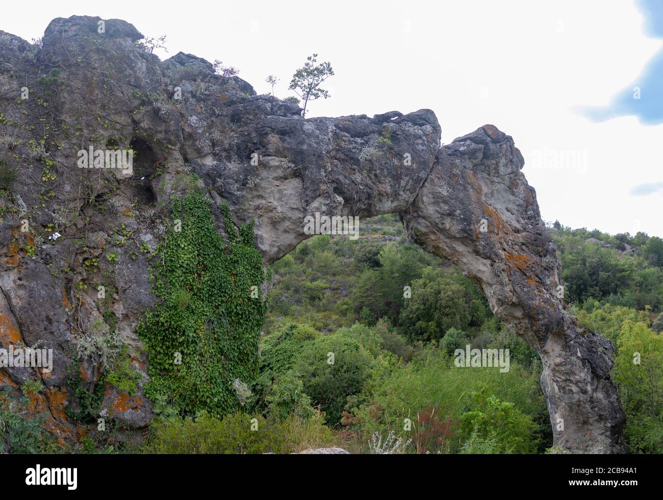 Natural stone ring formation called Koloc on the island of Brac in ...