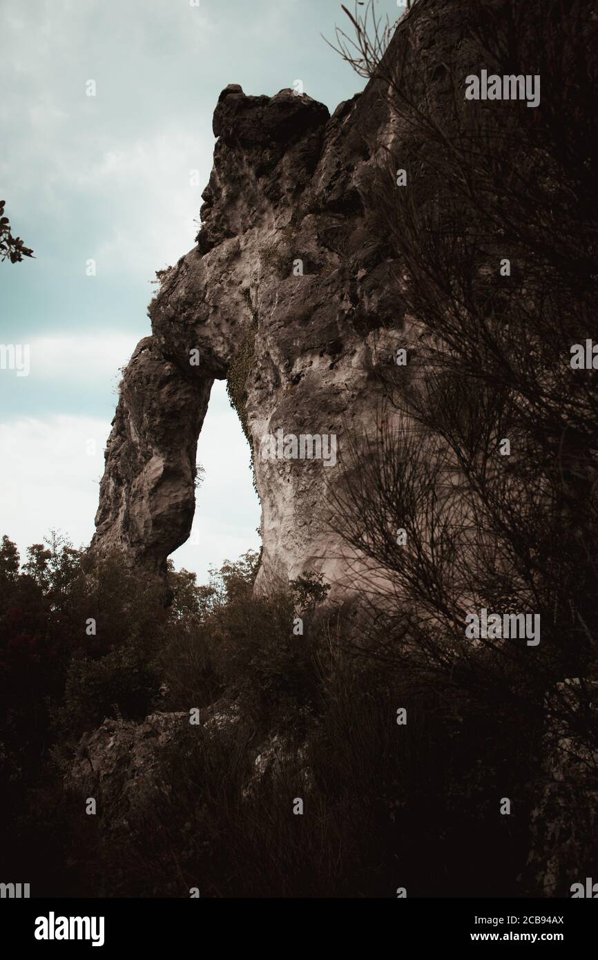 Natural stone ring formation called Koloc on the island of Brac in ...