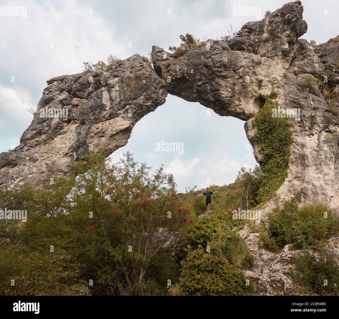 Natural stone ring formation called Koloc on the island of Brac in ...