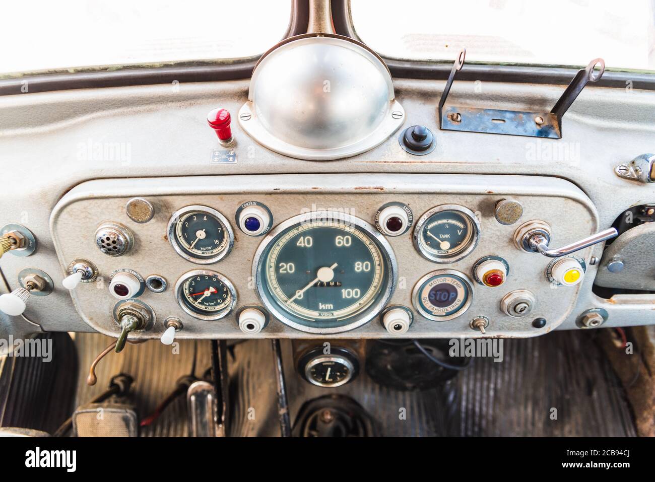 Old tractor dashboard hi-res stock photography and images - Alamy