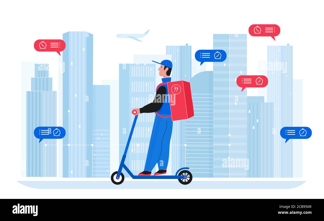 Delivery driver cartoon hi-res stock photography and images - Alamy