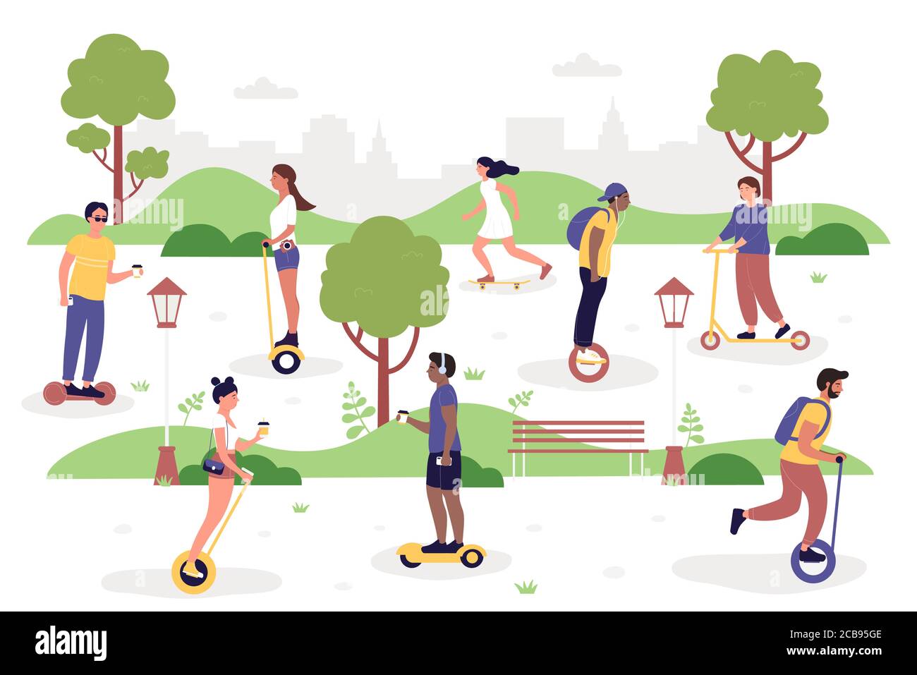 Woman man in modern Cut Out Stock Images & Pictures - Alamy