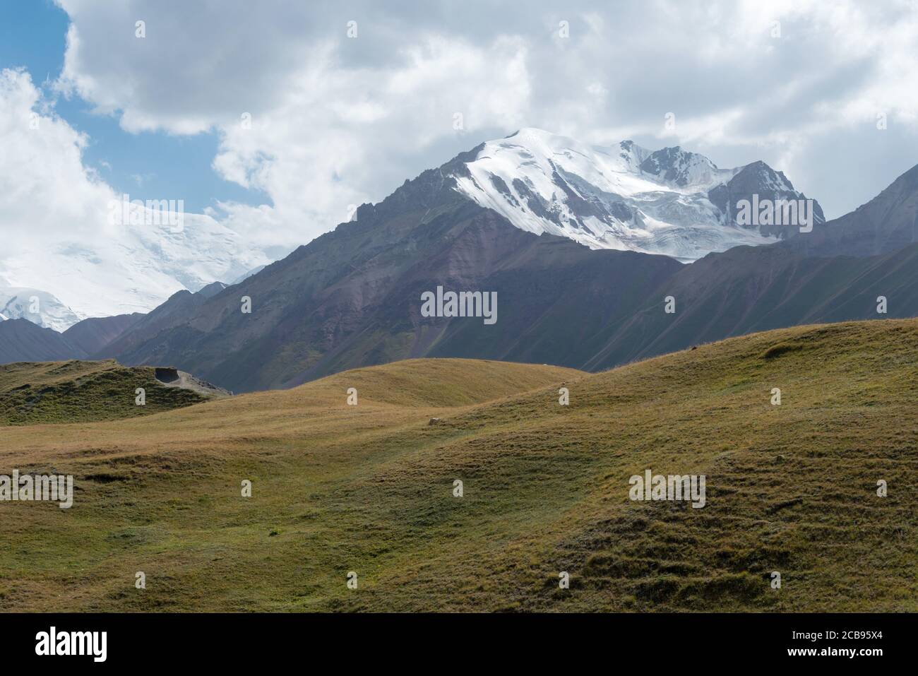 Osh, Kyrgyzstan - Alay Valley in Osh, Kyrgyzstan. Pamir mountains in ...