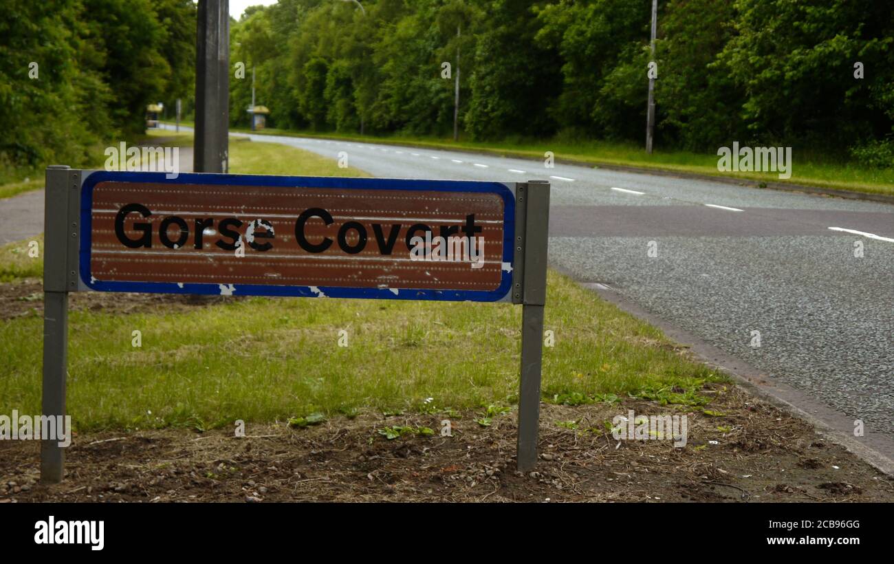 Warrington road sign hi-res stock photography and images - Alamy