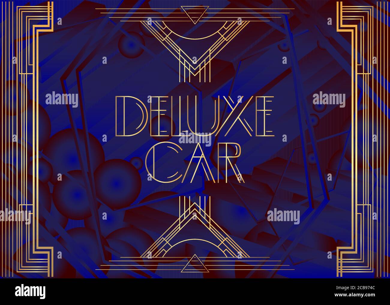 1920s art deco vintage automobile Stock Vector Images - Alamy