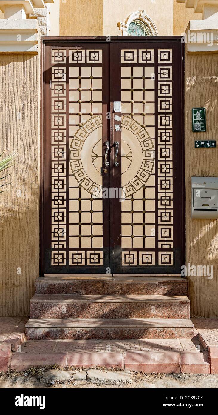 Saudi Arabian doors Stock Photo - Alamy