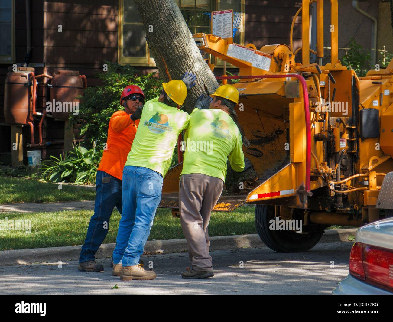Wood Chipper High Resolution Stock Photography and Images - Alamy