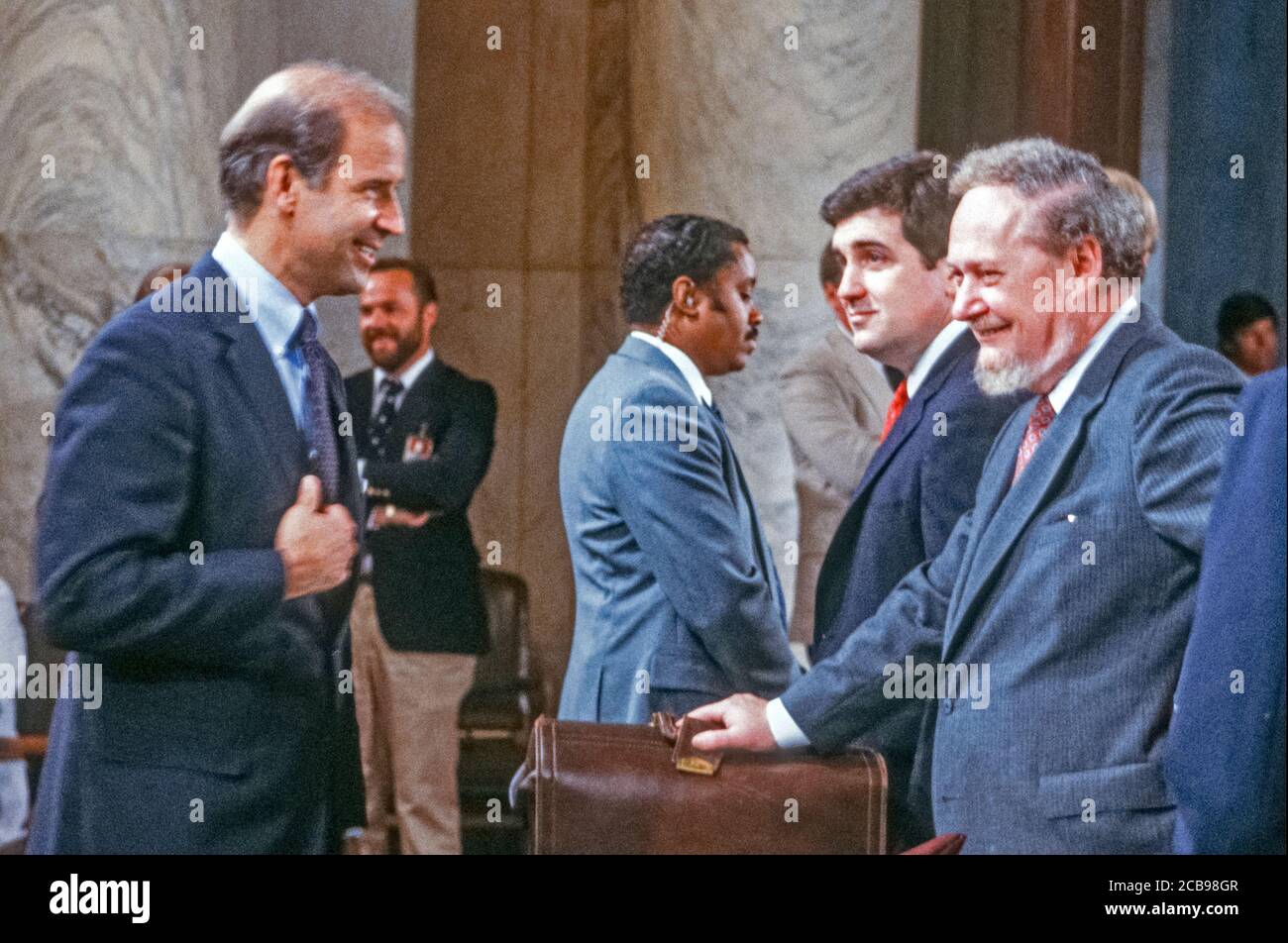 Robert bork confirmation hearing hi-res stock photography and images ...
