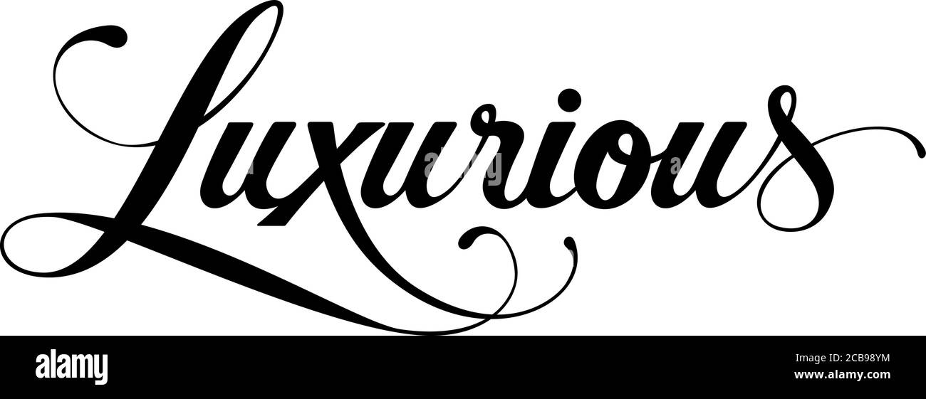 Custom calligraphy text Stock Vector Image & Art - Alamy