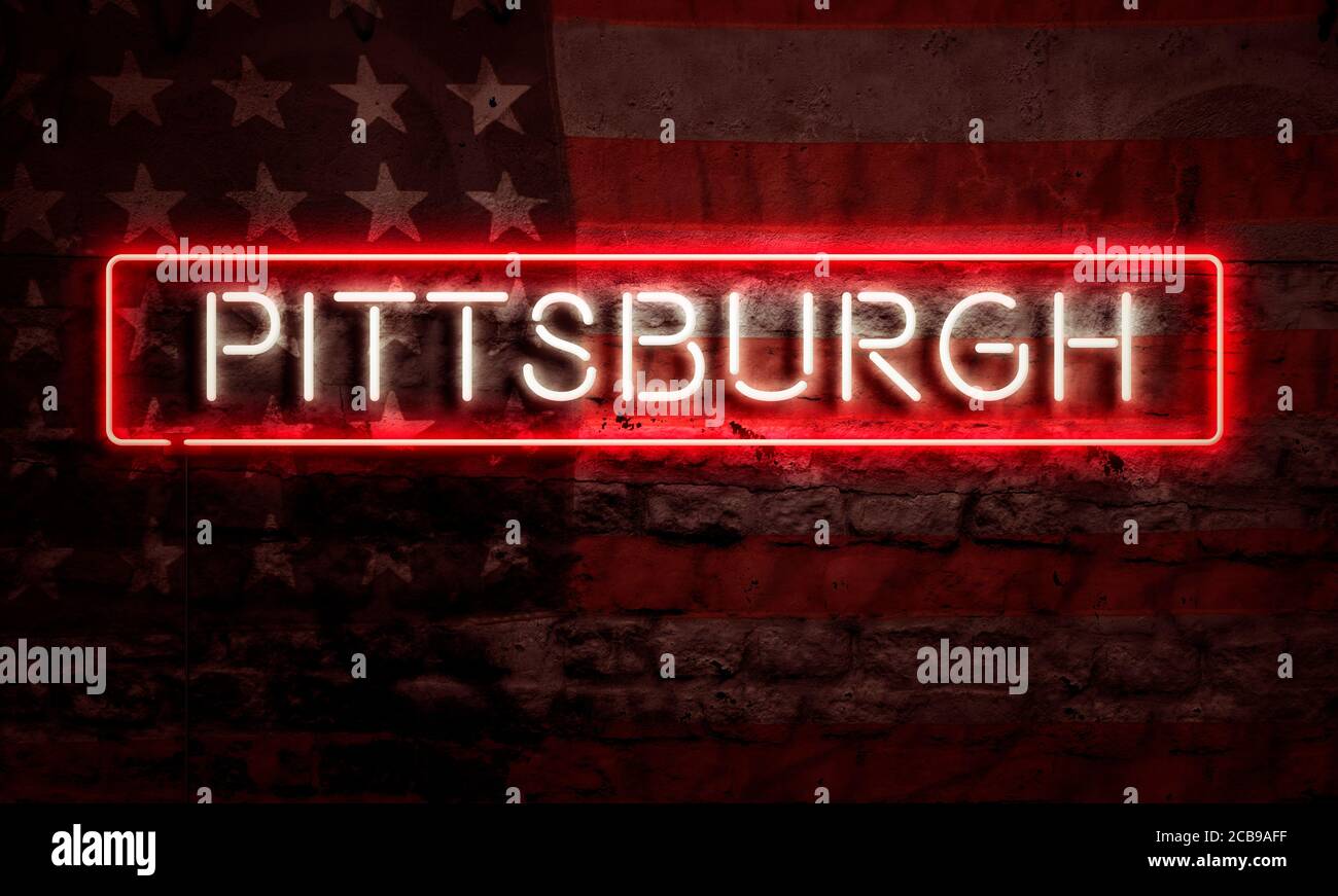 Pittsburgh flag hi-res stock photography and images - Alamy