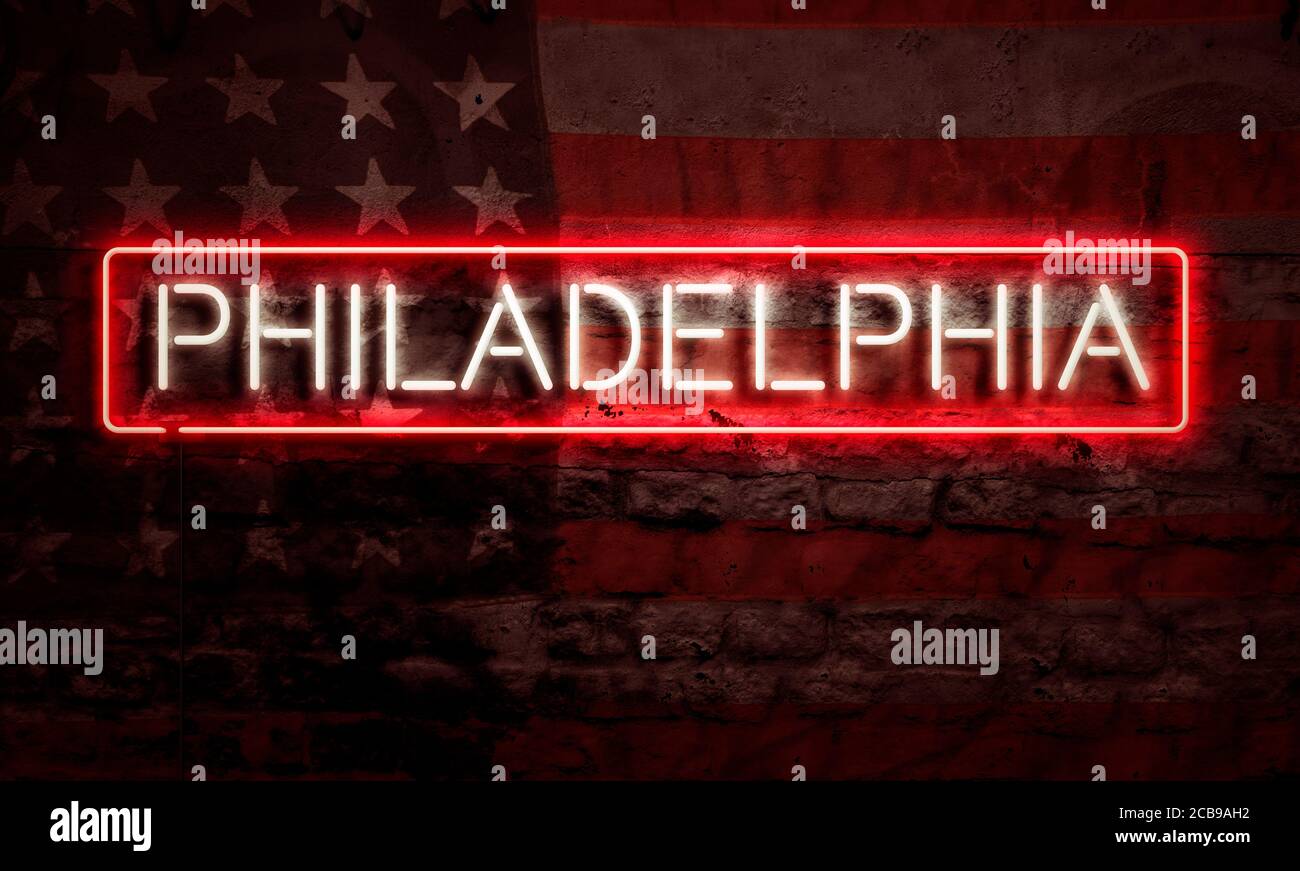 Philadelphia word hi-res stock photography and images - Alamy