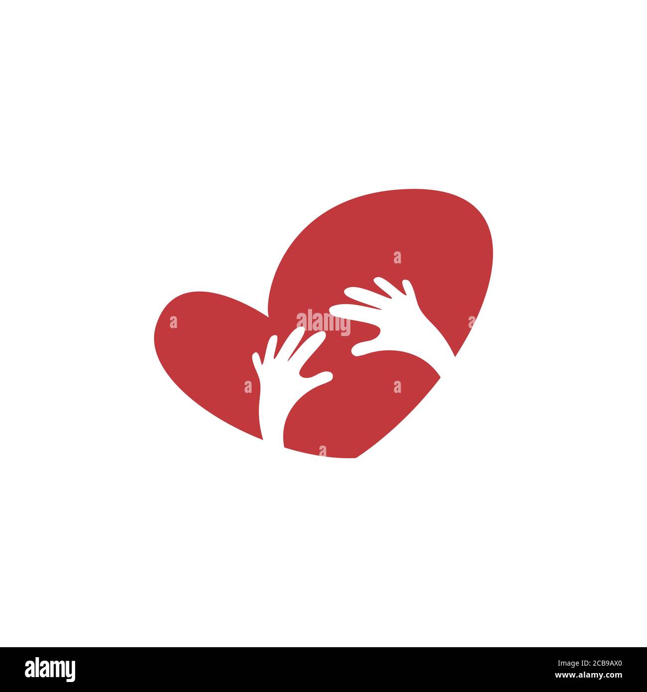 love friend vector icon logo design template illustration Stock Vector ...