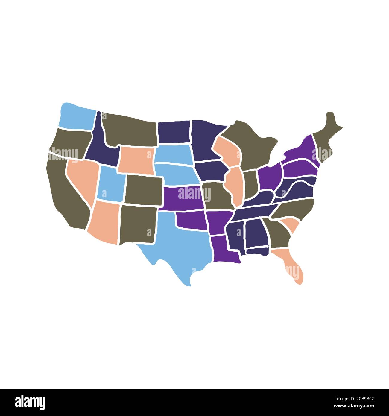 America map vector design template illustration Stock Vector Image ...