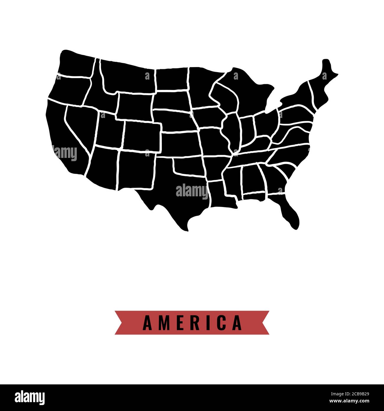 America map vector design template illustration Stock Vector Image ...