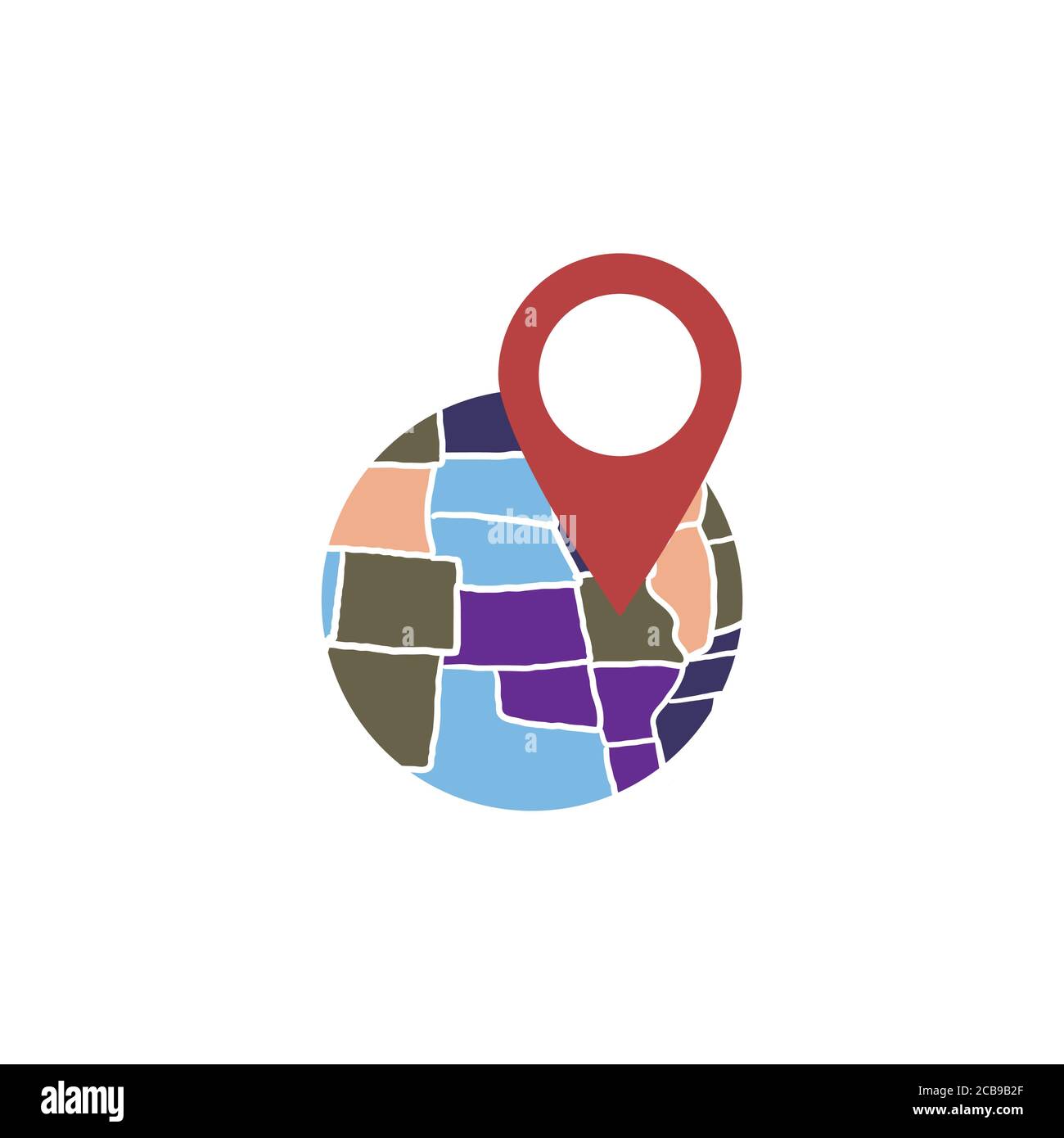 map icon vector design template illustration Stock Vector Image & Art ...