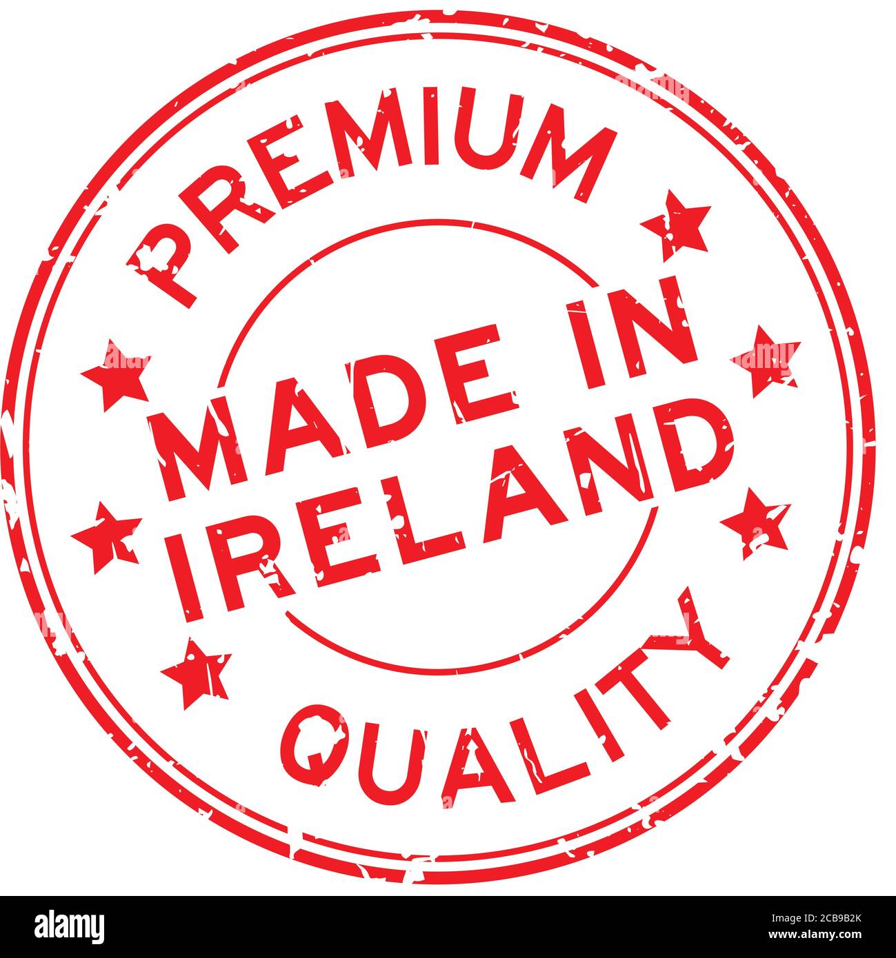 Irish made sticker hi-res stock photography and images - Alamy