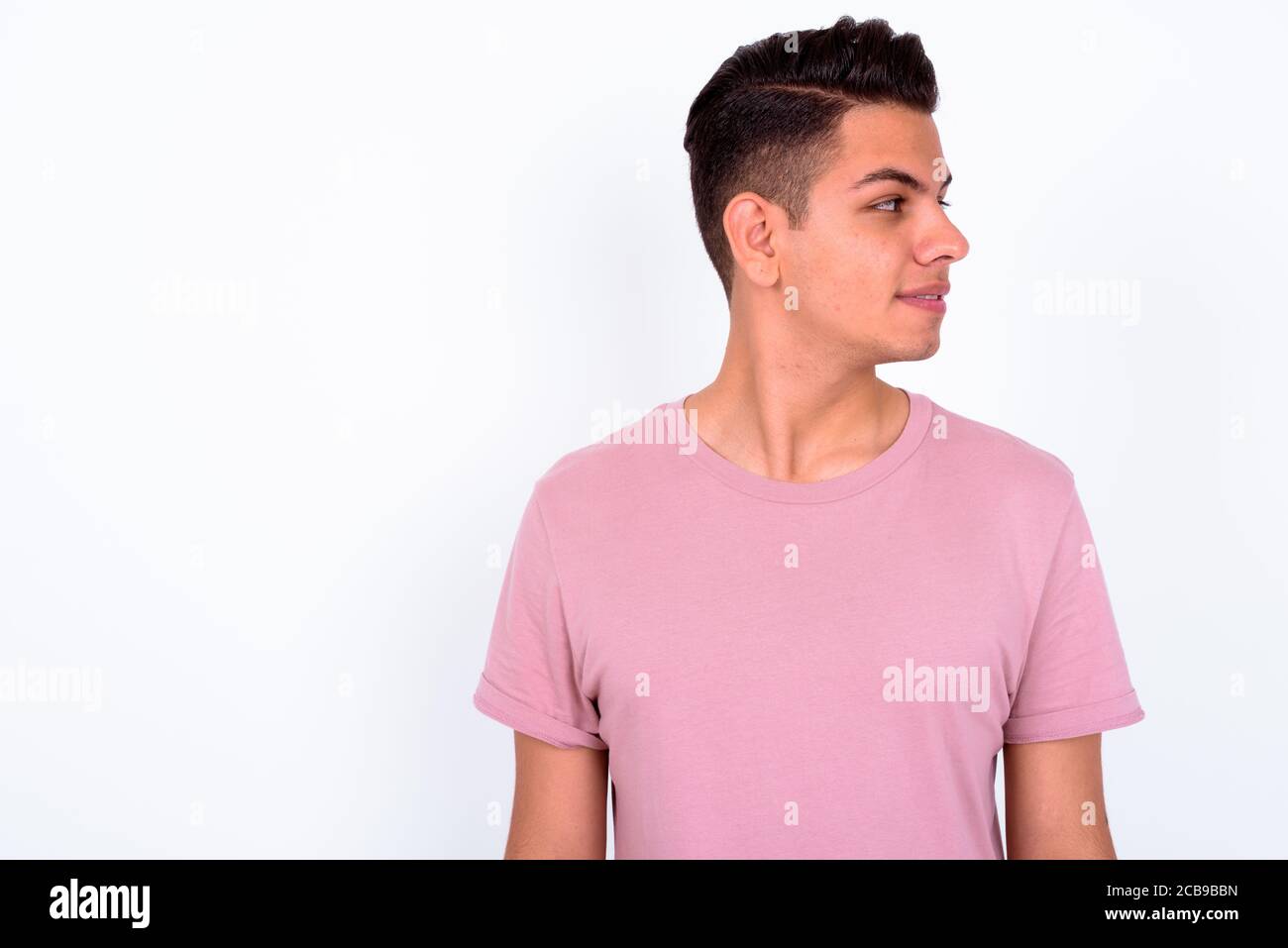 Portrait of young handsome multi ethnic man Stock Photo - Alamy