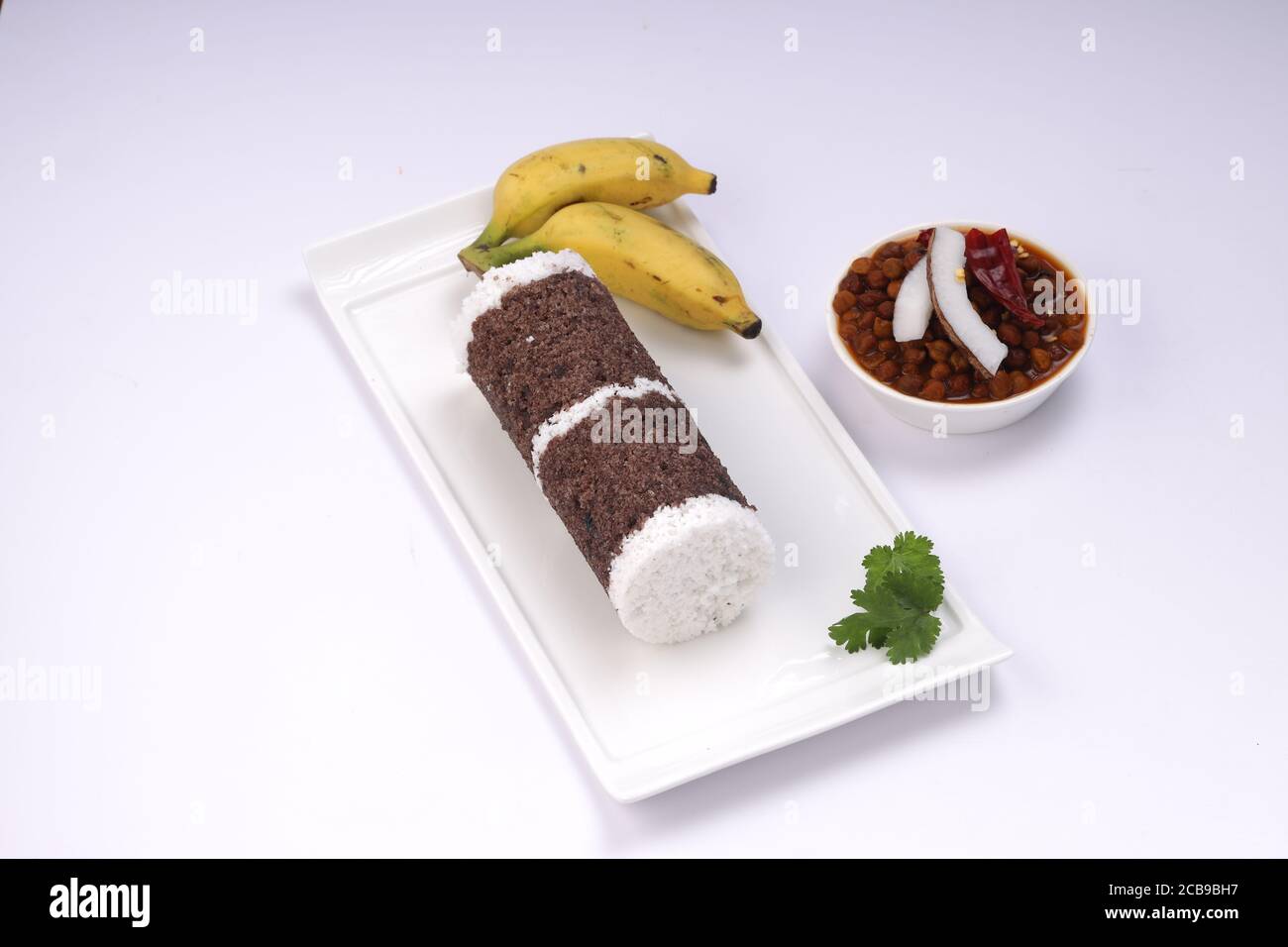 Ragi Puttu or Millet Puttu ,home made kerala breakfast made using ...
