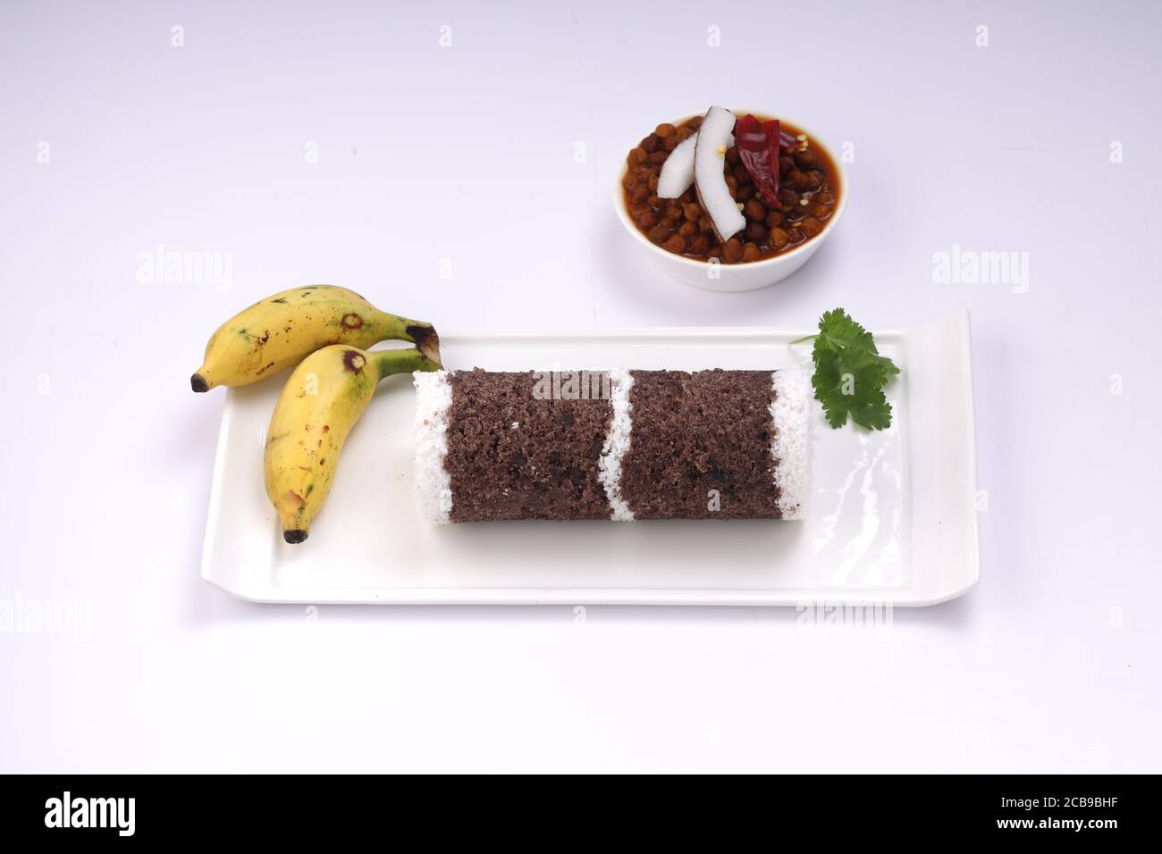 Ragi Puttu or Millet Puttu ,home made kerala breakfast made using ...