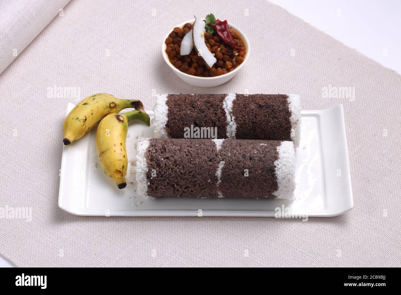 Ragi Puttu or Millet Puttu ,home made kerala breakfast made using ...