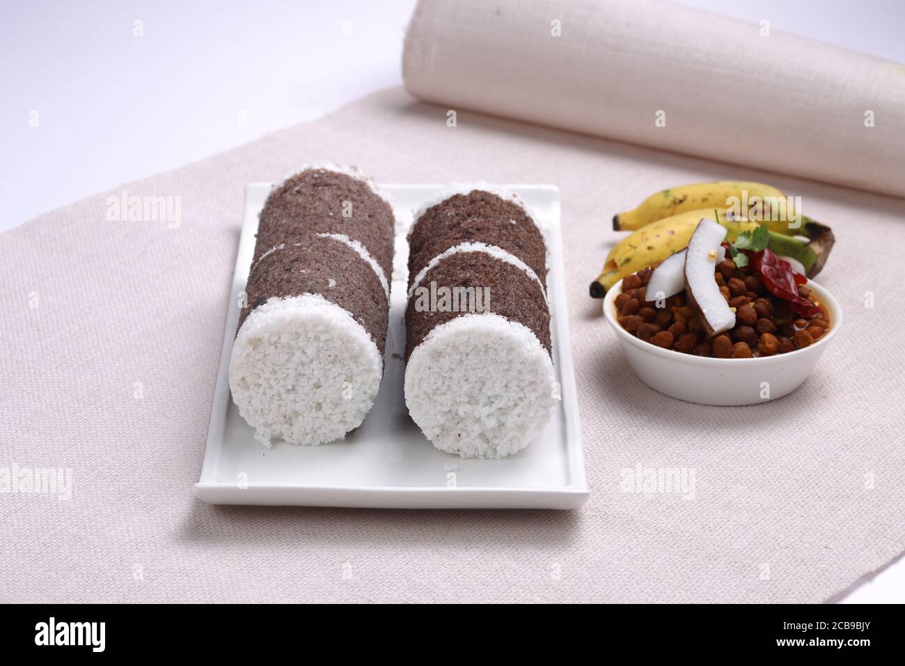 Ragi Puttu or Millet Puttu ,home made kerala breakfast made using ...