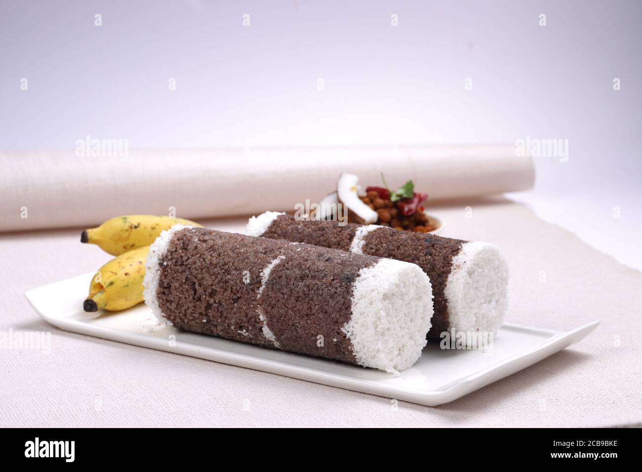 Ragi Puttu or Millet Puttu ,home made kerala breakfast made using ...