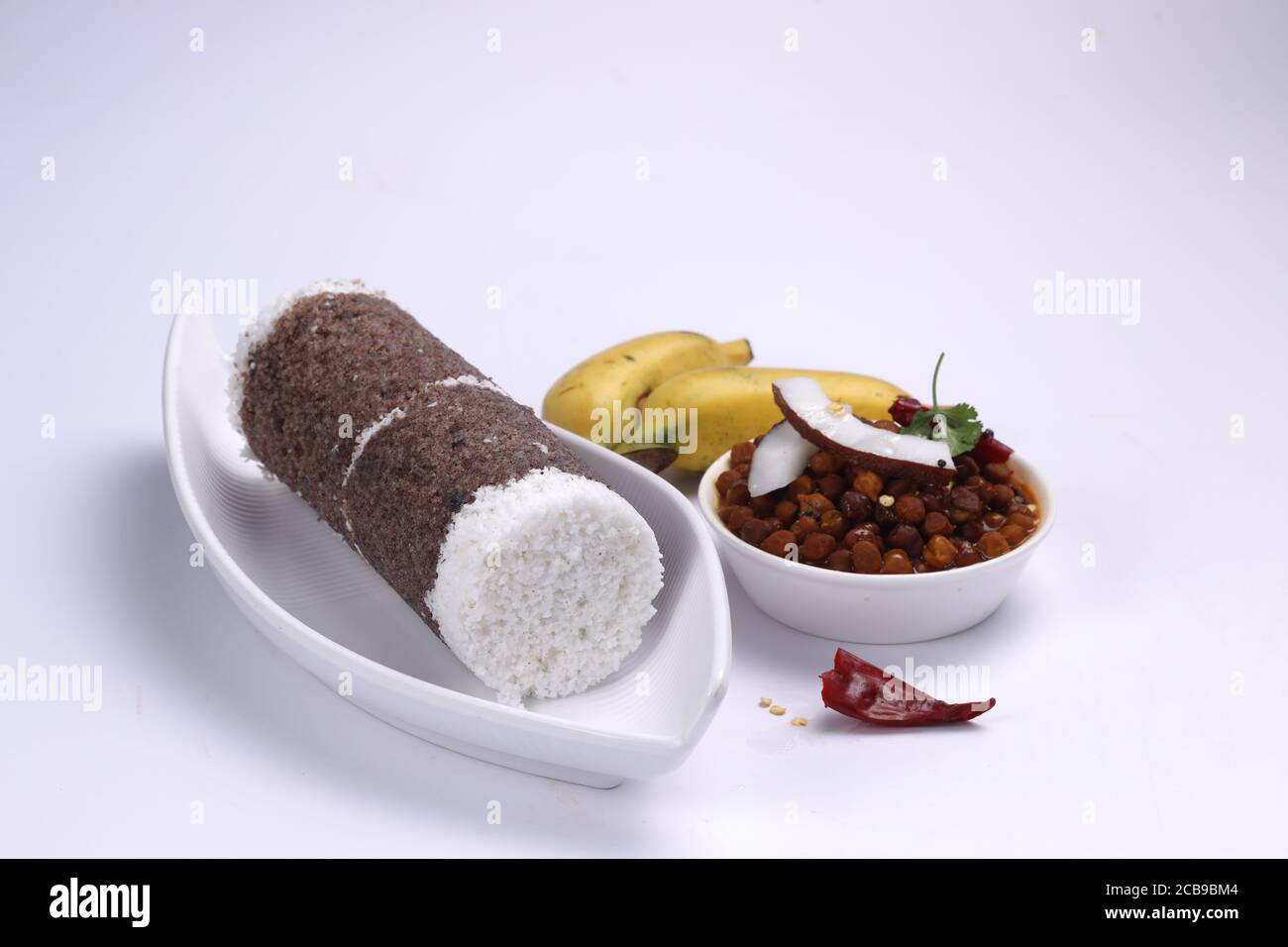 Ragi Puttu or Millet Puttu ,home made kerala breakfast made using ...