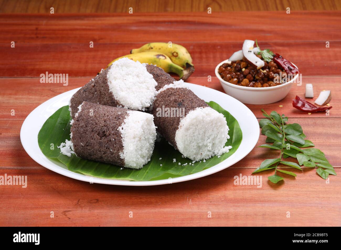 Ragi Puttu or Millet Puttu ,home made south indian breakfast made using ...