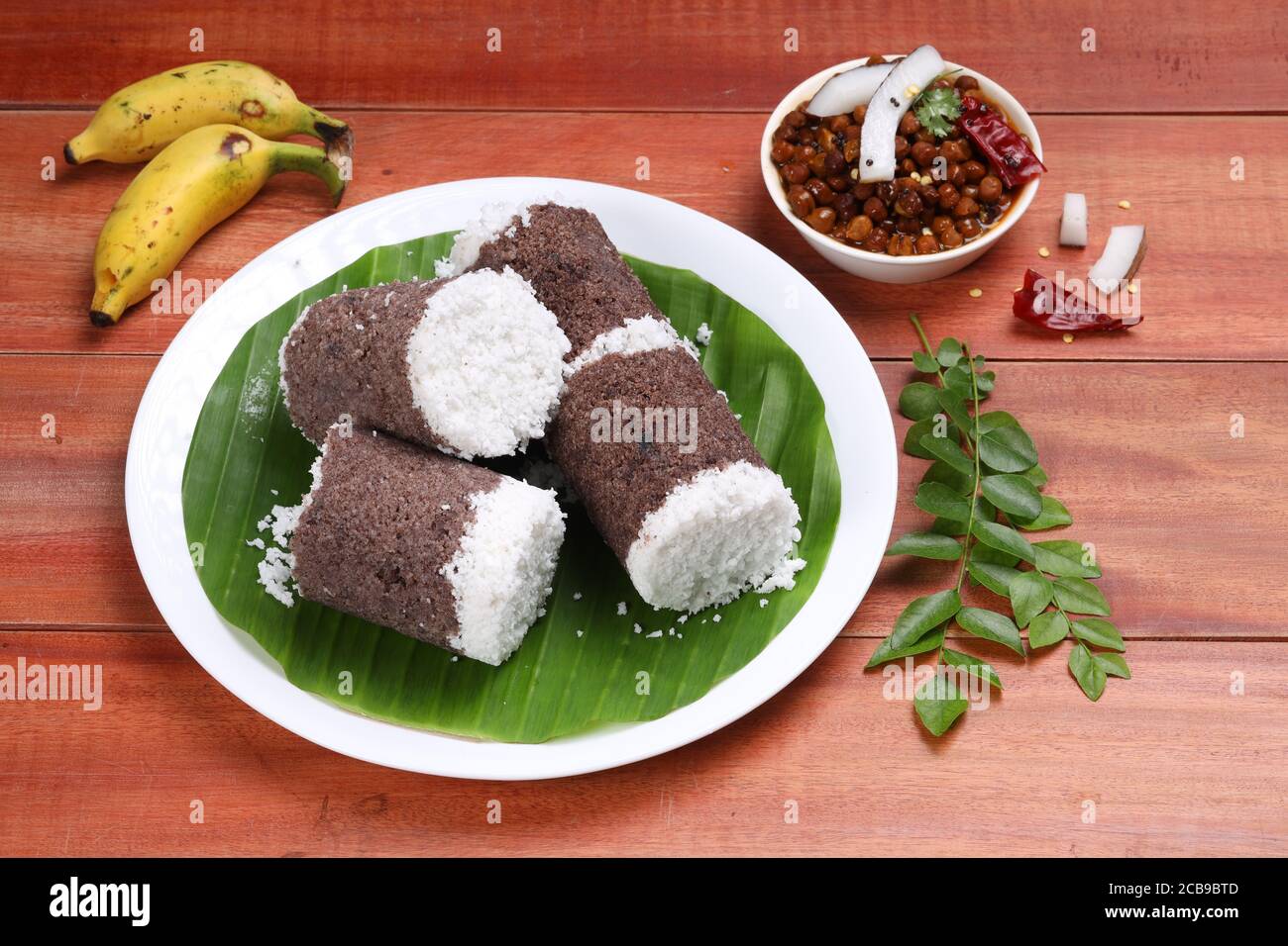 Ragi Puttu or Millet Puttu ,home made south indian breakfast made using ...
