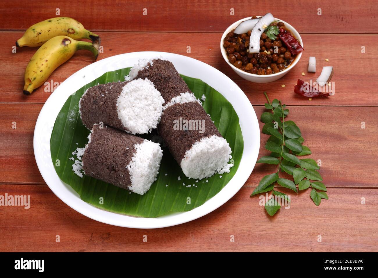 Ragi Puttu or Millet Puttu ,home made south indian breakfast made using ...