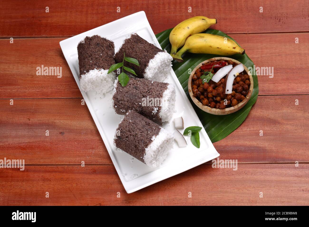 Ragi Puttu or Millet Puttu ,home made south indian breakfast made using ...