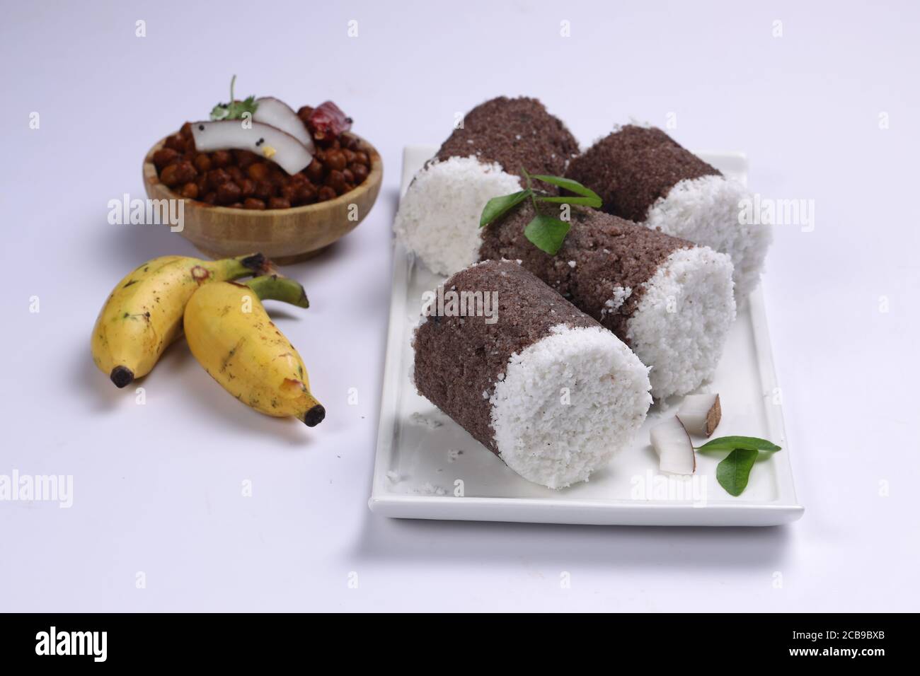 Ragi Puttu or Millet Puttu ,home made kerala breakfast made using ...