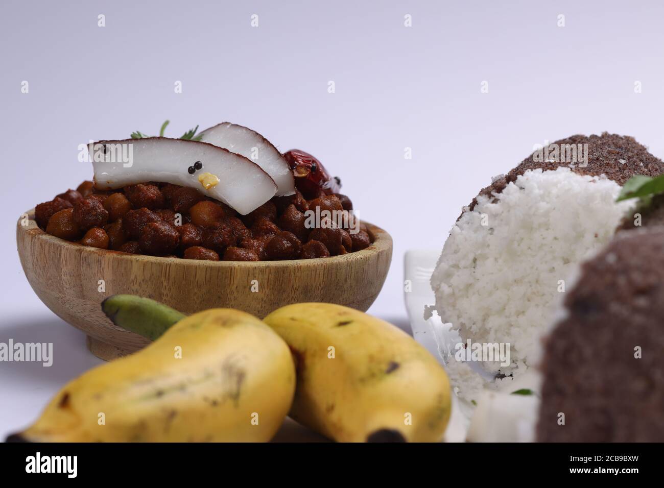 Ragi Puttu or Millet Puttu ,home made kerala breakfast made using ...