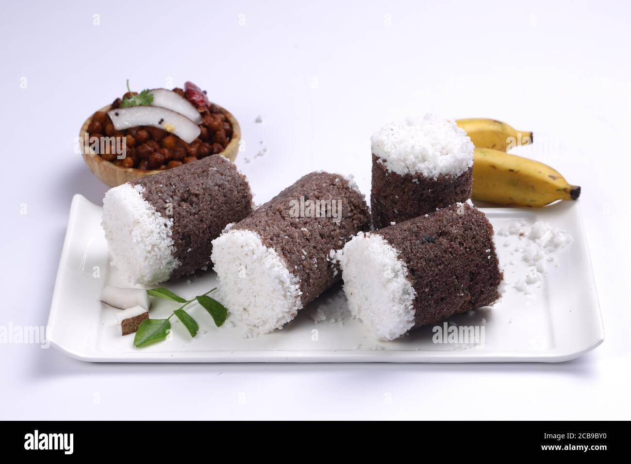 Ragi Puttu or Millet Puttu ,home made kerala breakfast made using ...