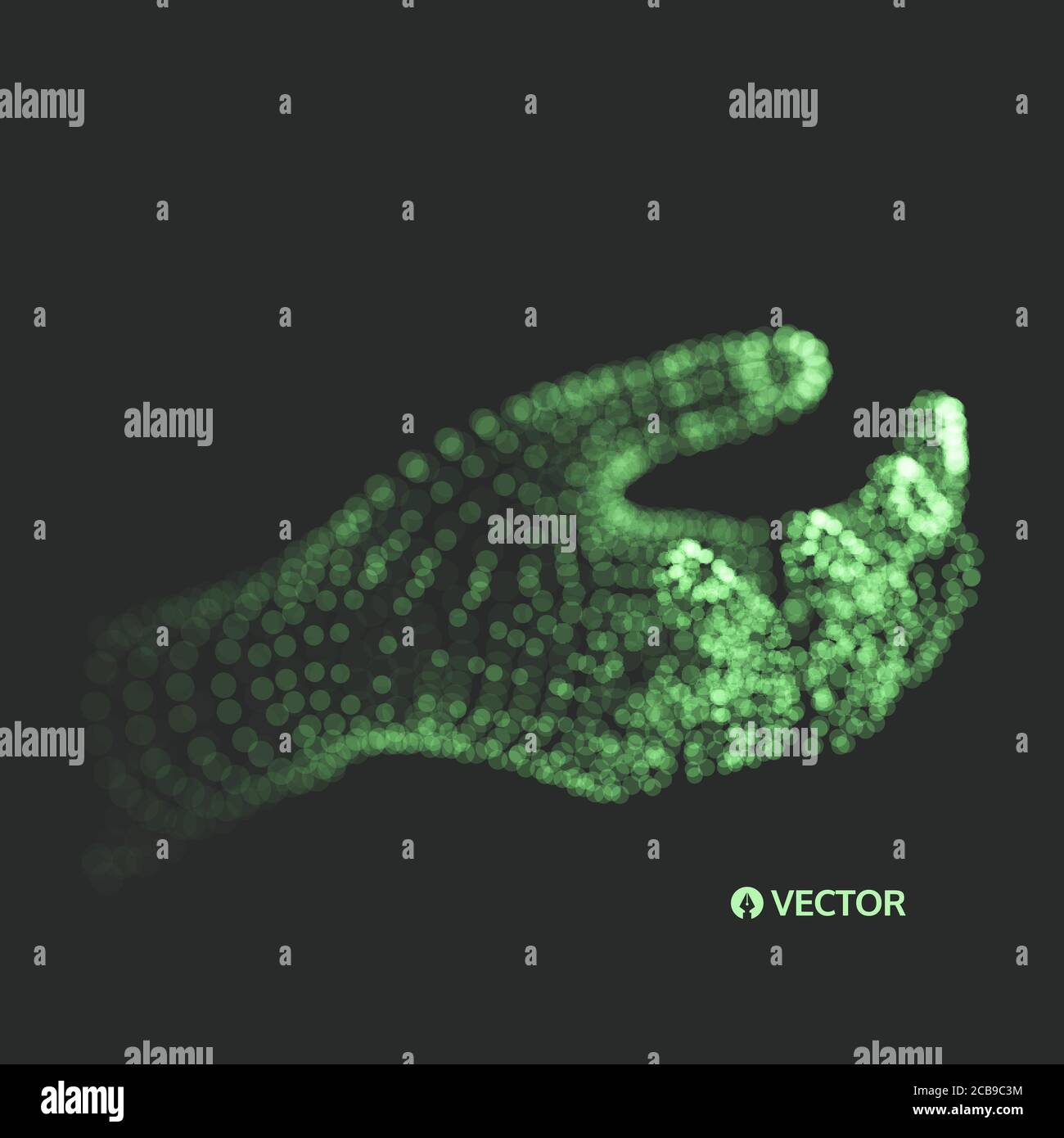 Human Arm. Hand Model. Connection structure. Future technology concept ...