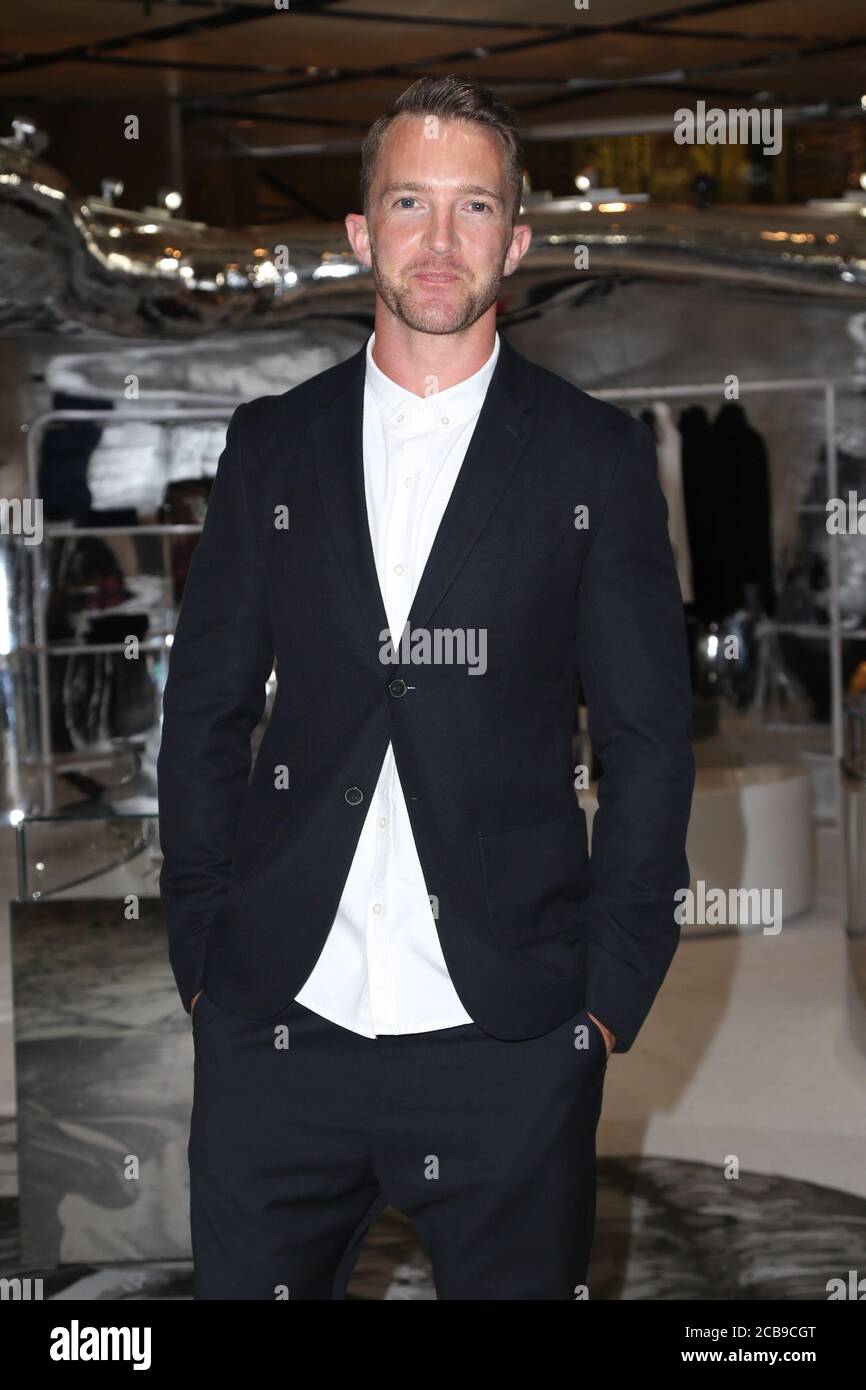 Tim Draxl attends the opening of the first Louis Vuitton men’s pop up ...