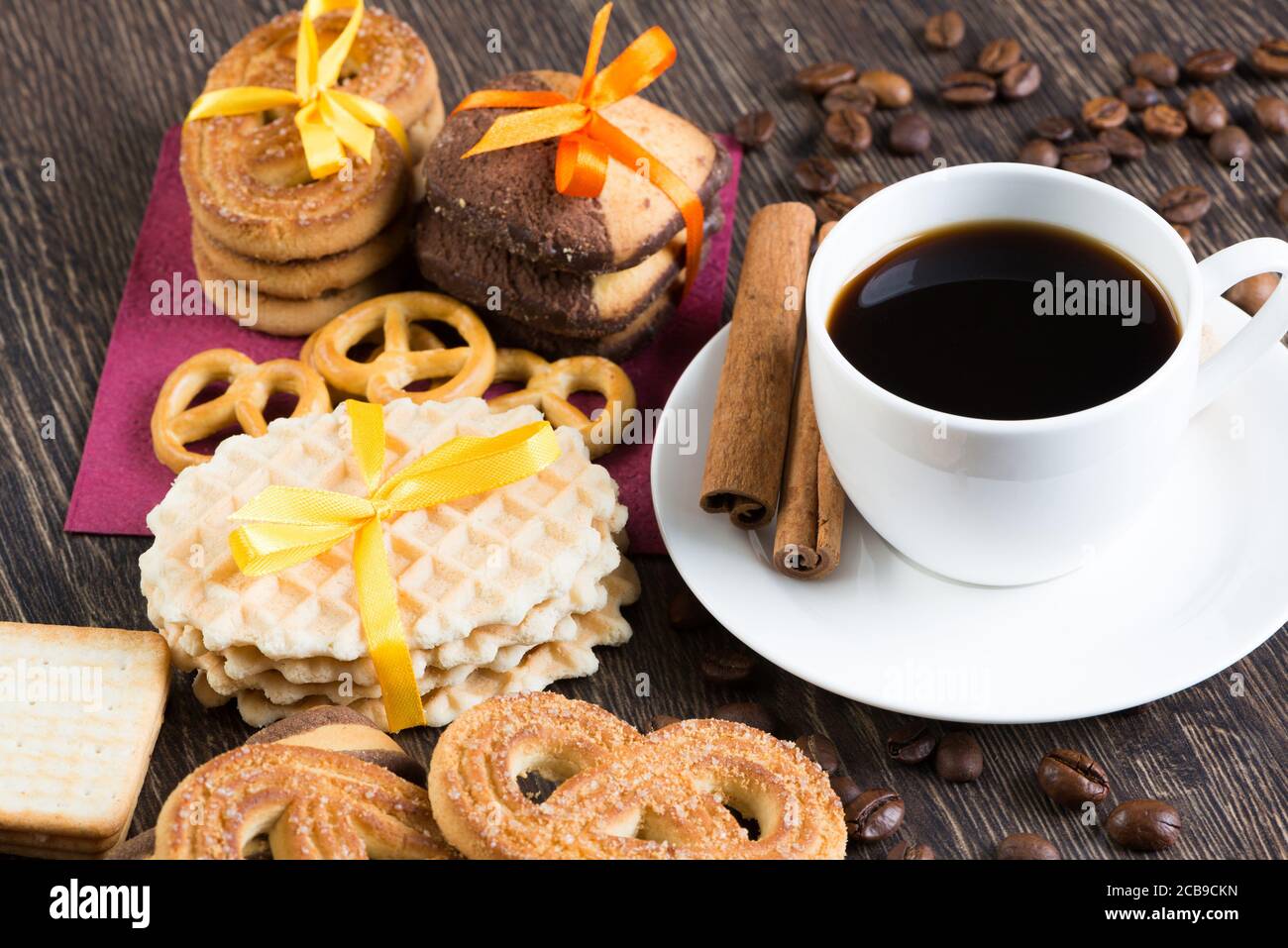 Sweets for coffee break Stock Photo - Alamy