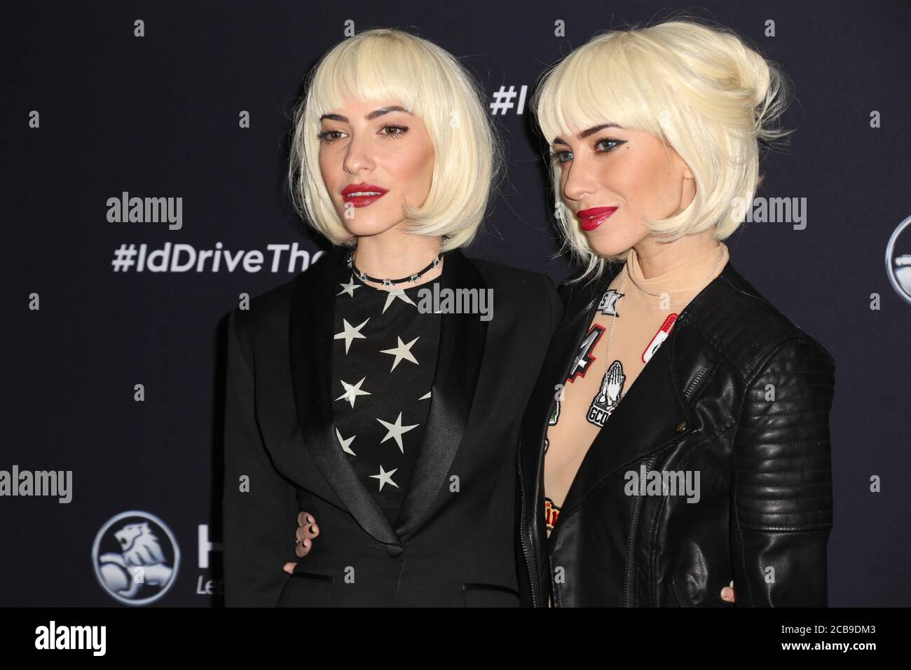 Jess and Lisa Origliasso, The Veronicas attend the Holden Astra launch ...