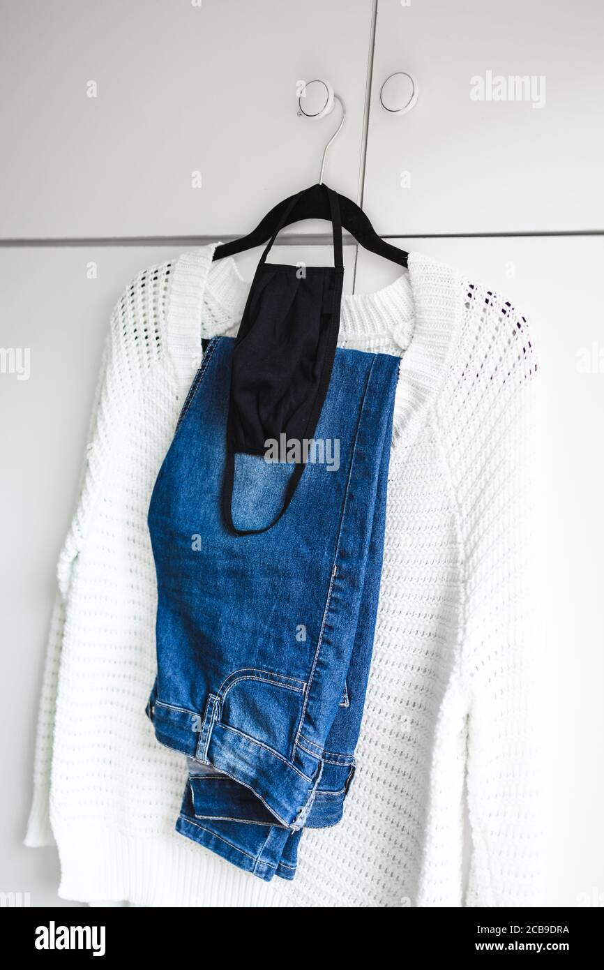 the new normal after the covid-19 virus outbreak and pandemic, woman's ...