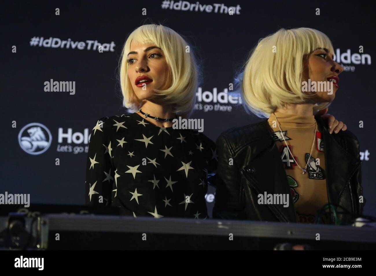 Jess and Lisa Origliasso, The Veronicas perform at the Holden Astra ...