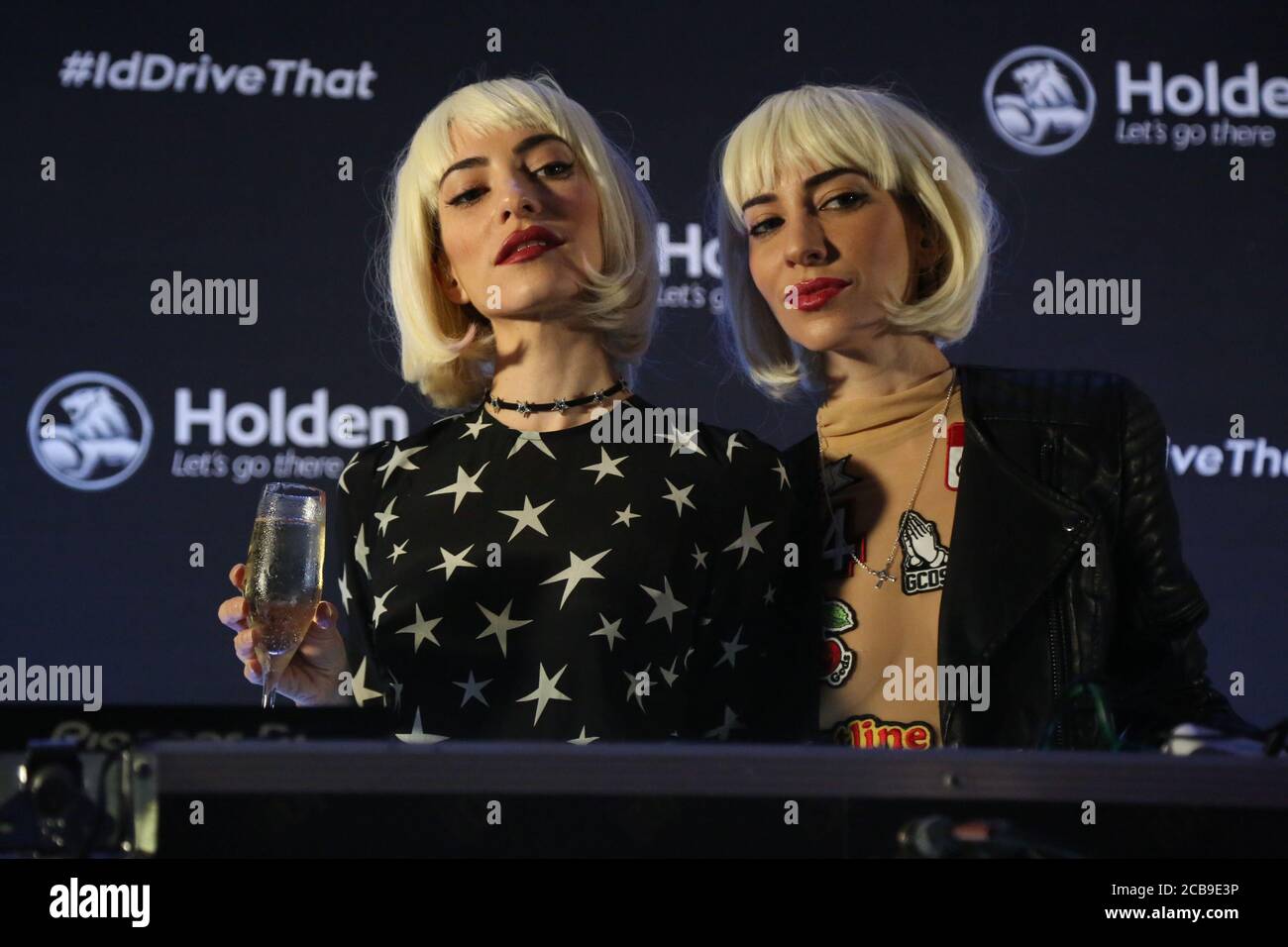 Jess and Lisa Origliasso, The Veronicas perform at the Holden Astra ...