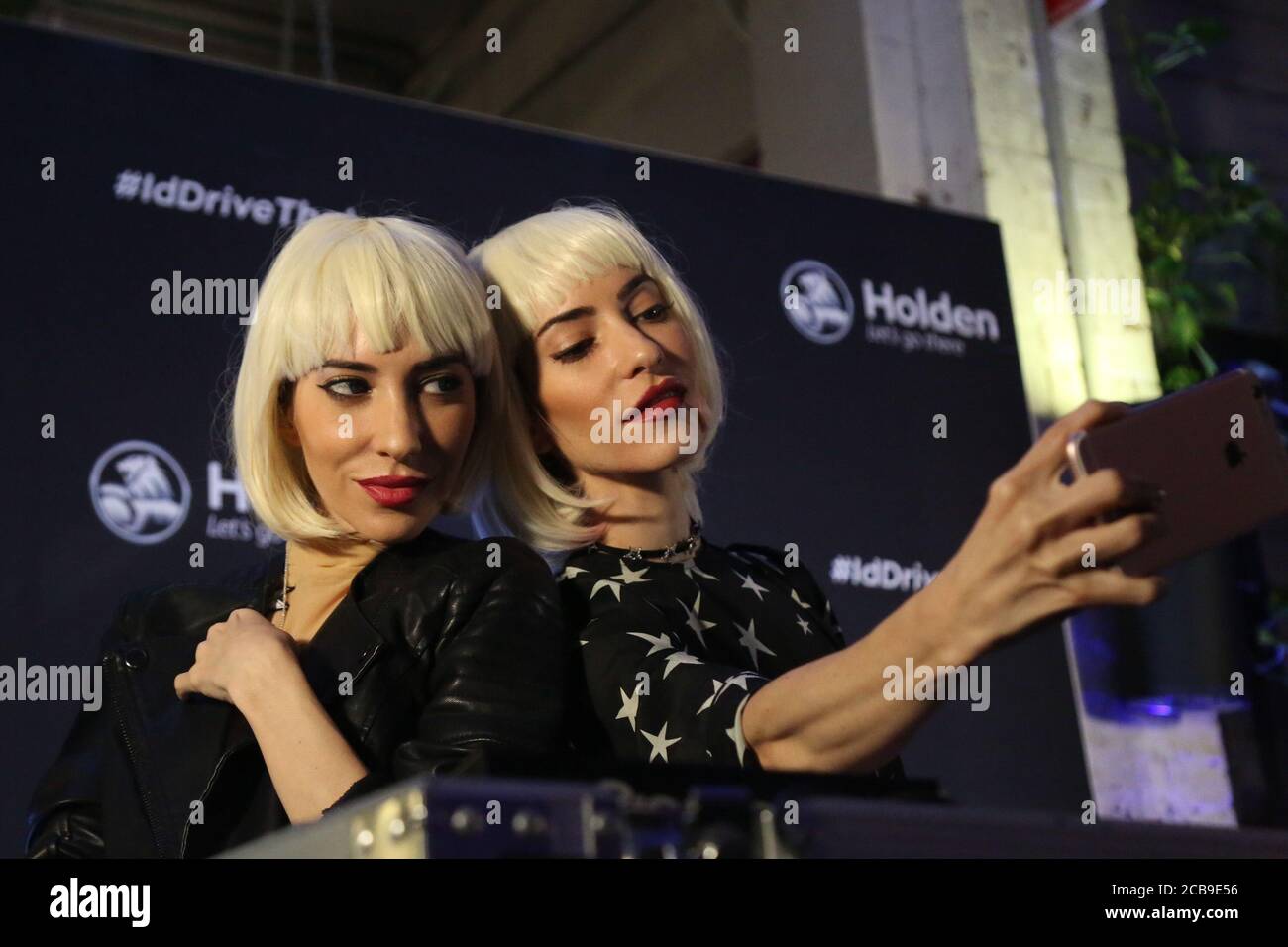 Jess and Lisa Origliasso, The Veronicas perform at the Holden Astra ...