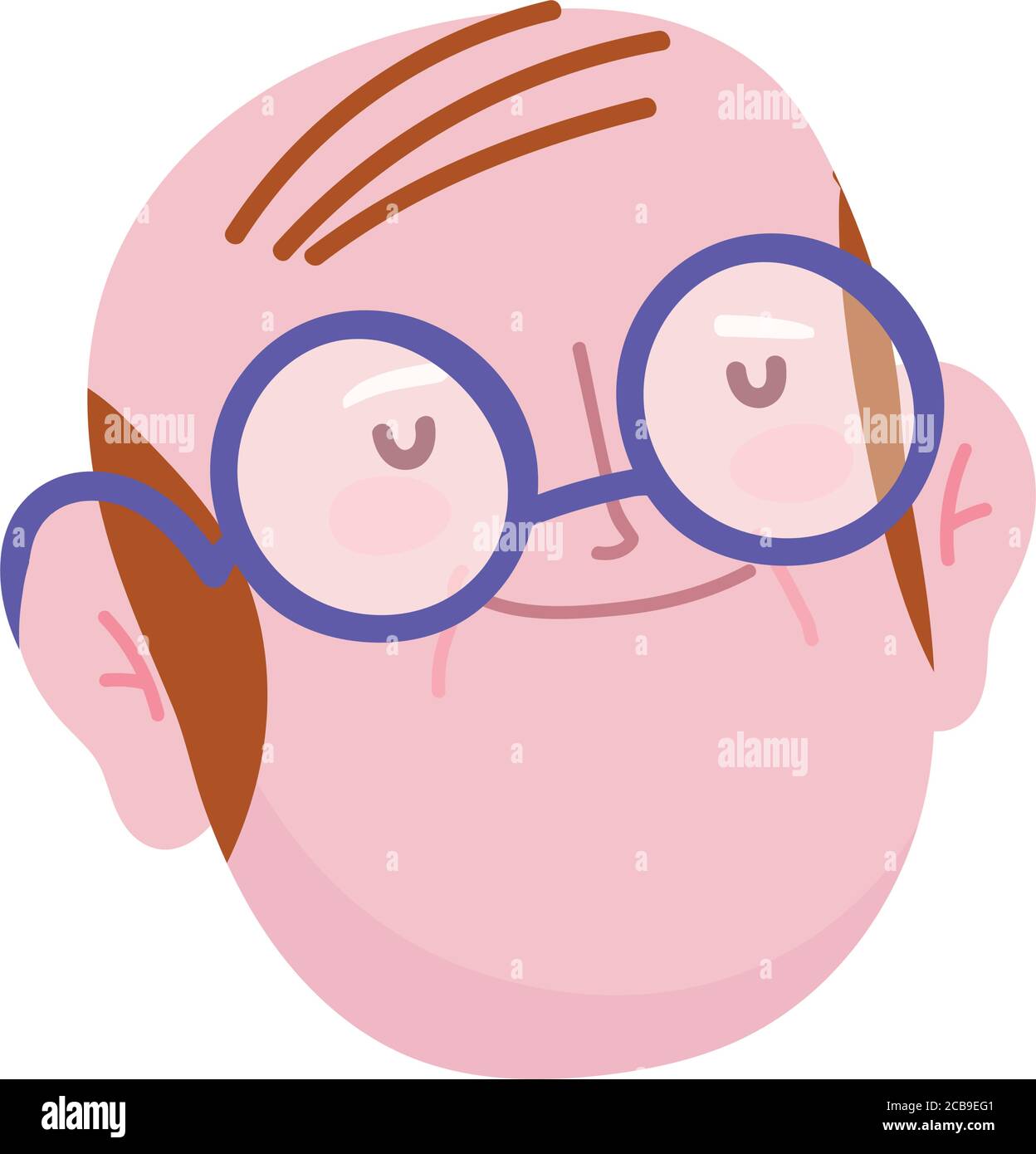 Cartoon Grandpa Face