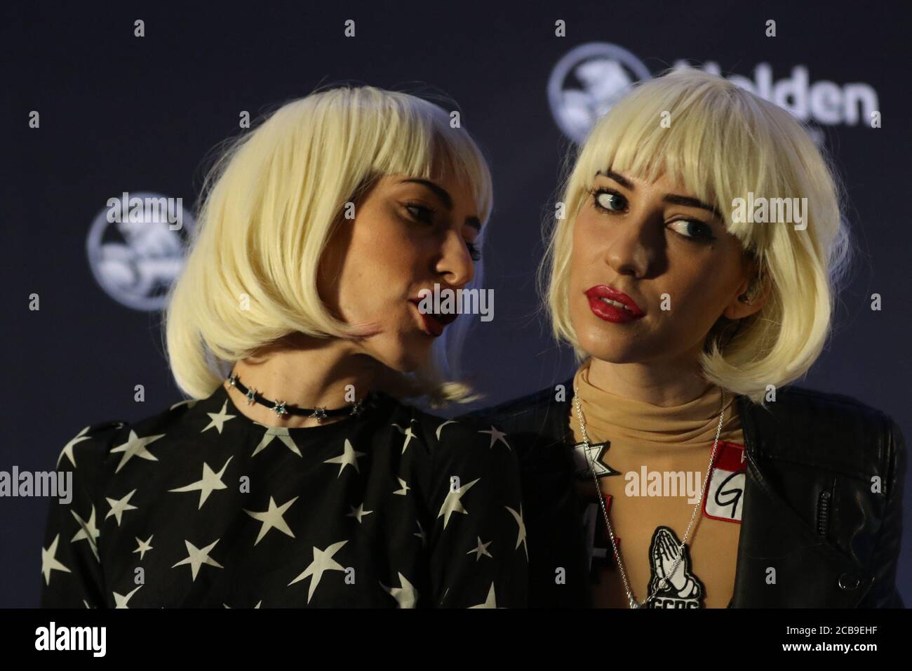 Jess and Lisa Origliasso, The Veronicas at the Holden Astra launch ...