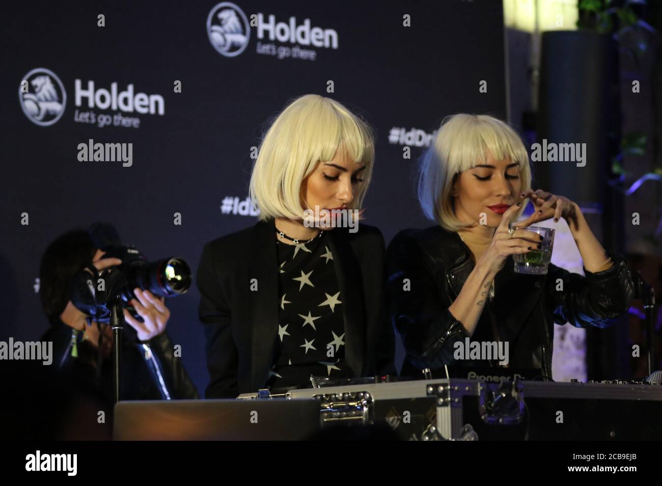 Jess and Lisa Origliasso, The Veronicas at the Holden Astra launch ...