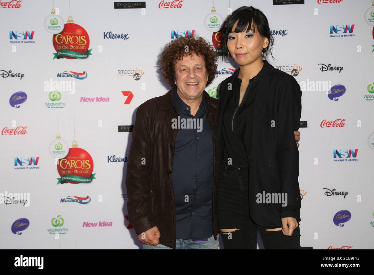 Leo Sayer and Dami Im arrive on the red carpet for the Woolworths ...