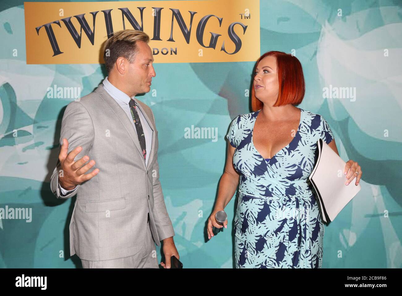 Mike Goldman and Shelly Horton at the announcement and reveal of the ...