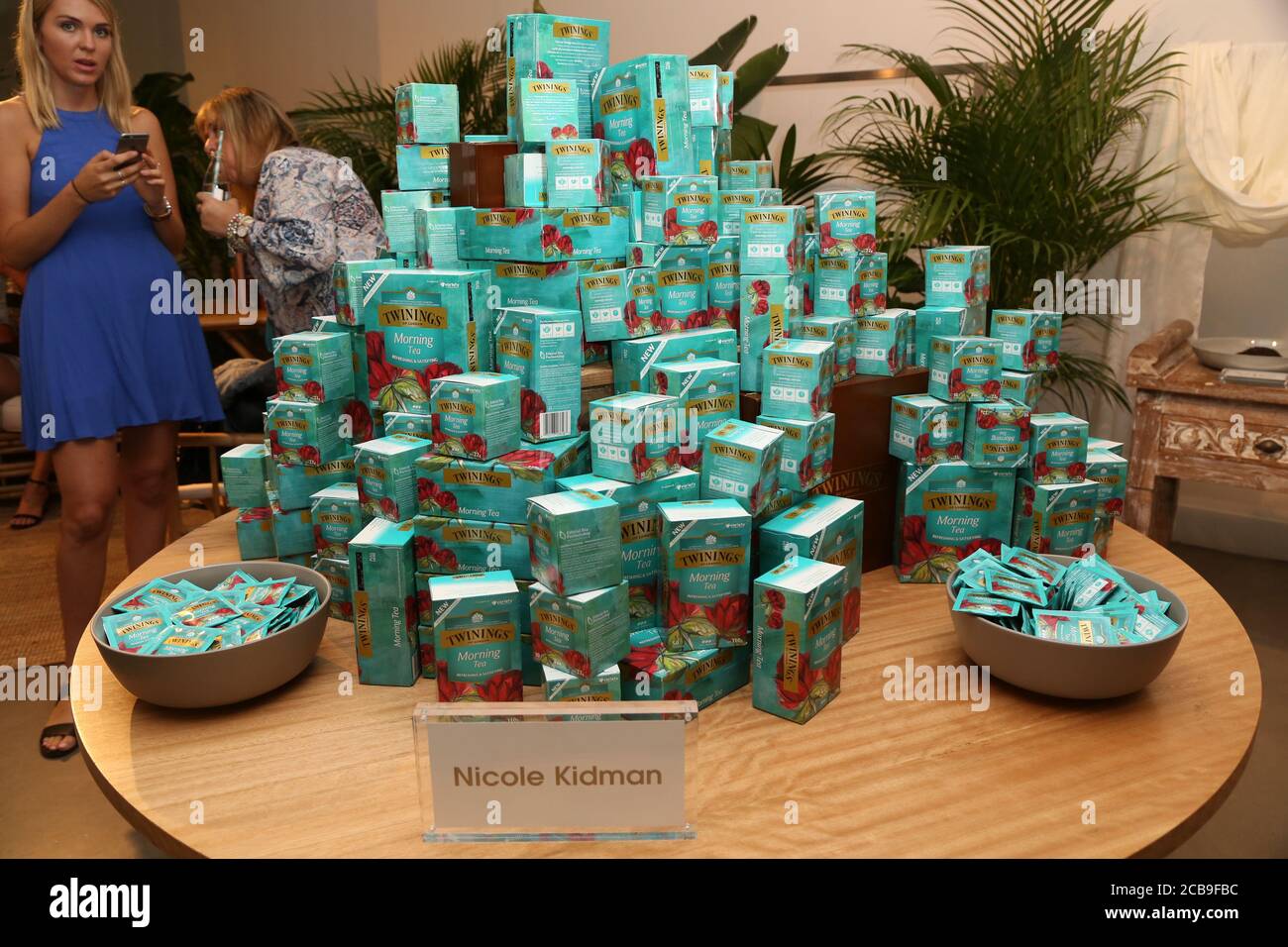 Design by Nicole Kidman at the announcement and reveal of the Twinings ...